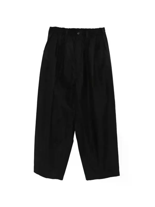 Comme Des Garçons Elasticated-waistband Trousers - Black