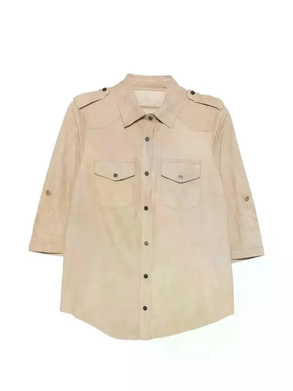 SALVATORE SANTORO Buttoned Jacket With Chest Pockets