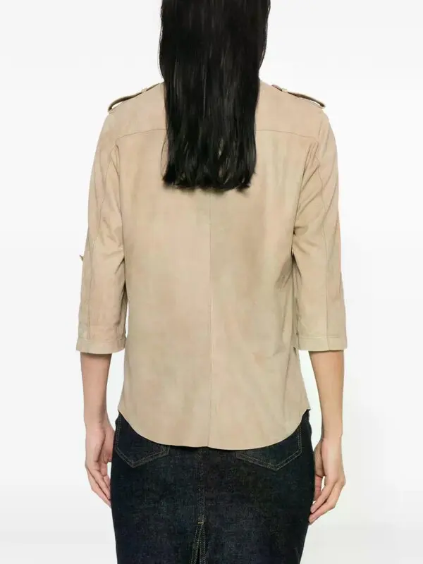SALVATORE SANTORO Buttoned Jacket With Chest Pockets