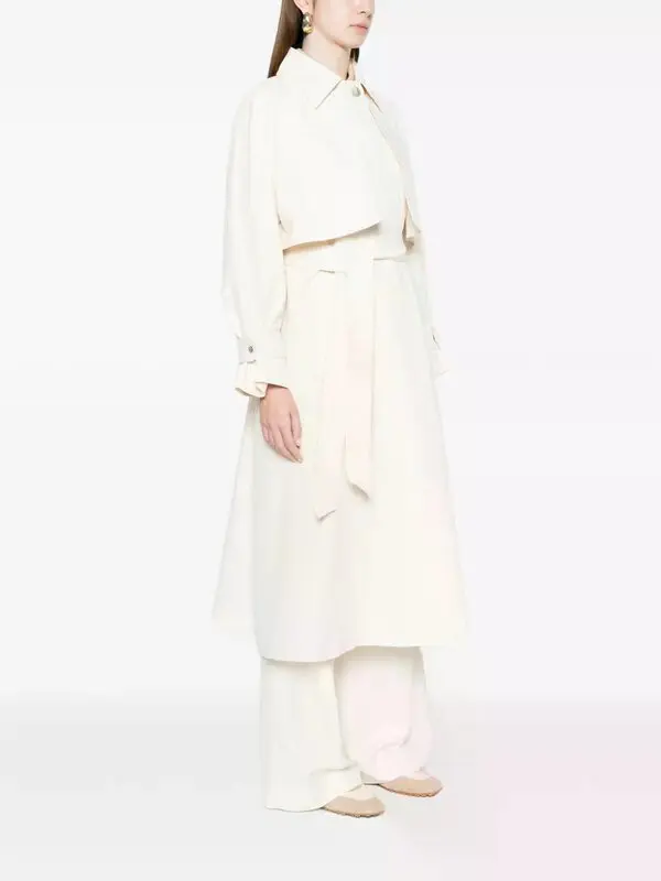 Herno Belted Trench Coat - Neutrals