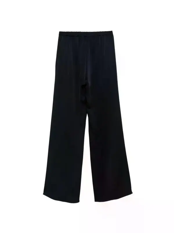 Antonelli Firenze Elasticated-waistband Palazzo Pants - Blue