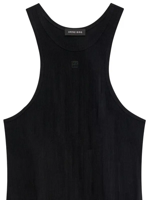 ANINE BING Sleeveless Mini Dress - Black