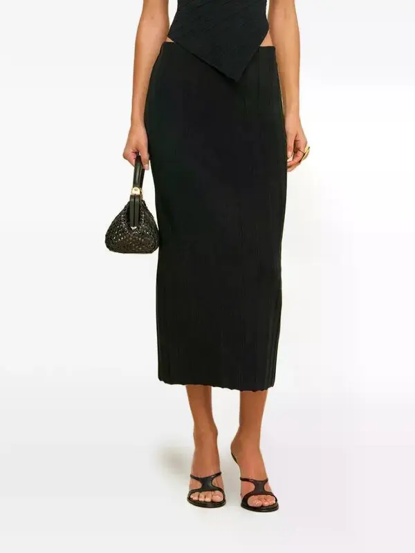 Cult Gaia Midi Skirt - Black