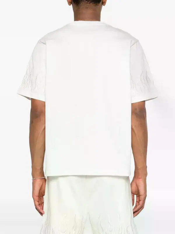VISION OF SUPER Logo-embroidered T-shirt