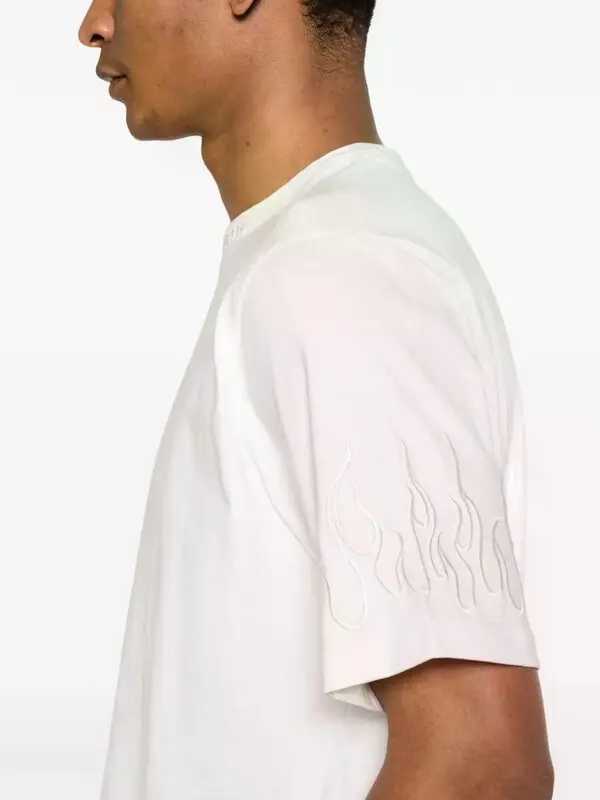 VISION OF SUPER Logo-embroidered T-shirt