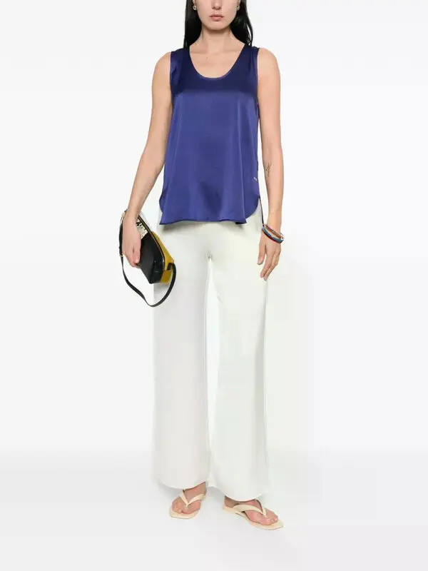 Calvin Klein Logo-appliqué Blouse