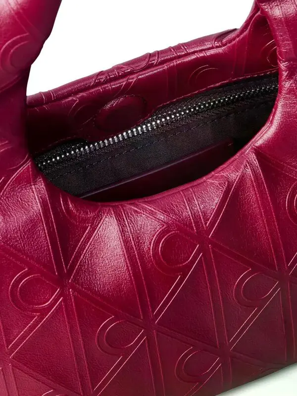 Calvin Klein Embossed Shoulder Bag - Pink