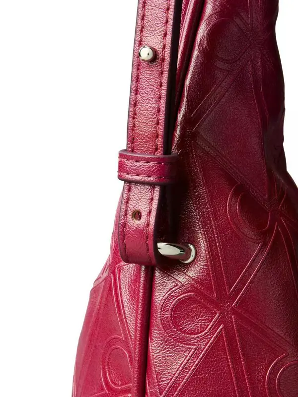 Calvin Klein Embossed Shoulder Bag - Pink