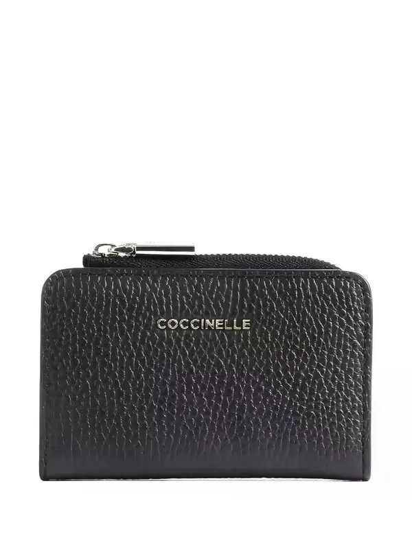 COCCINELLE Zip-around Leather Wallet - Black