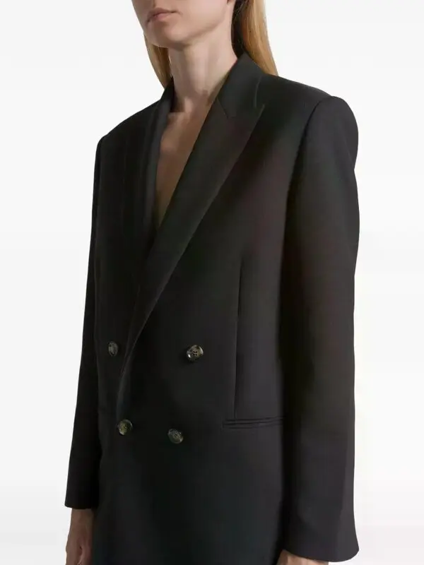 Alberta Ferretti Double-breasted Blazer - Black