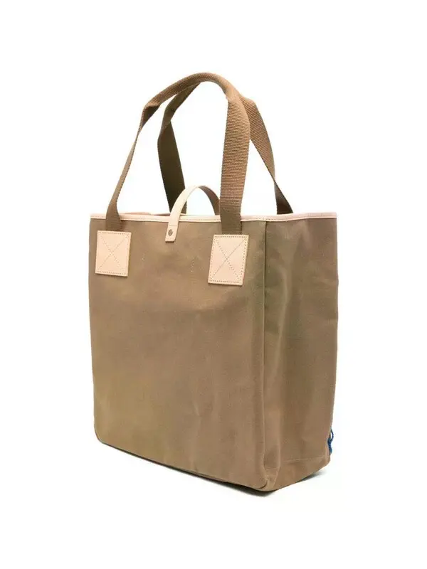 Barbour X Paul Smith Logo-patch Tote Bag
