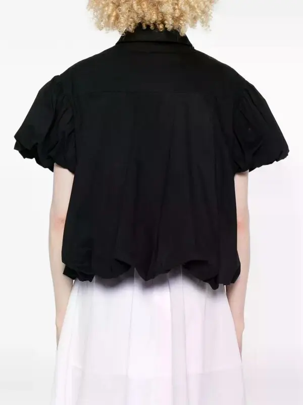 COLLECTION PRIVEE? Ruffled-sleeve Shirt