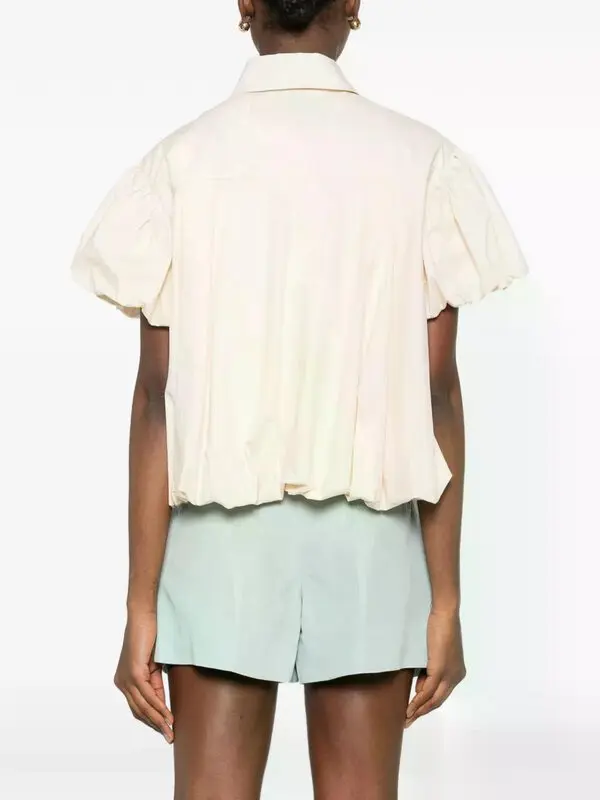COLLECTION PRIVEE? Ruched-sleeve Shirt