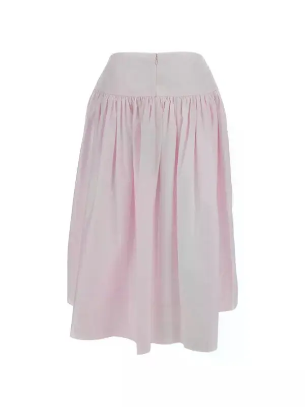 Simone Rocha Gathered Midi Skirt - Pink