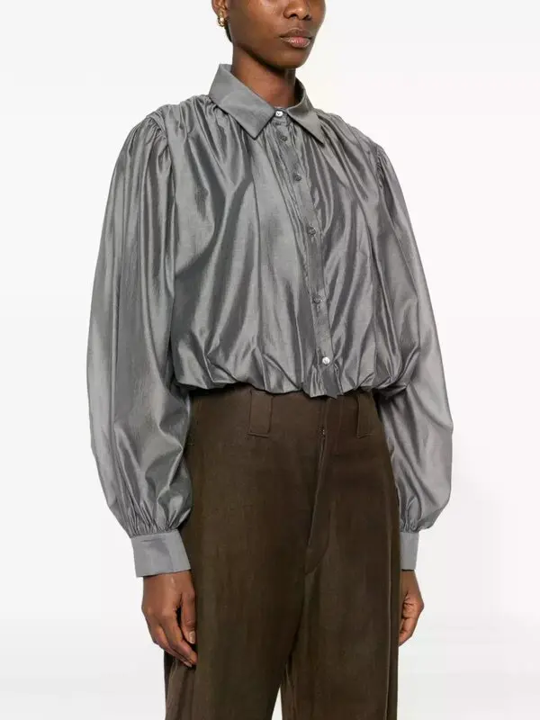 VIRGINIA BIZZI Balloon-sleeve Blouse