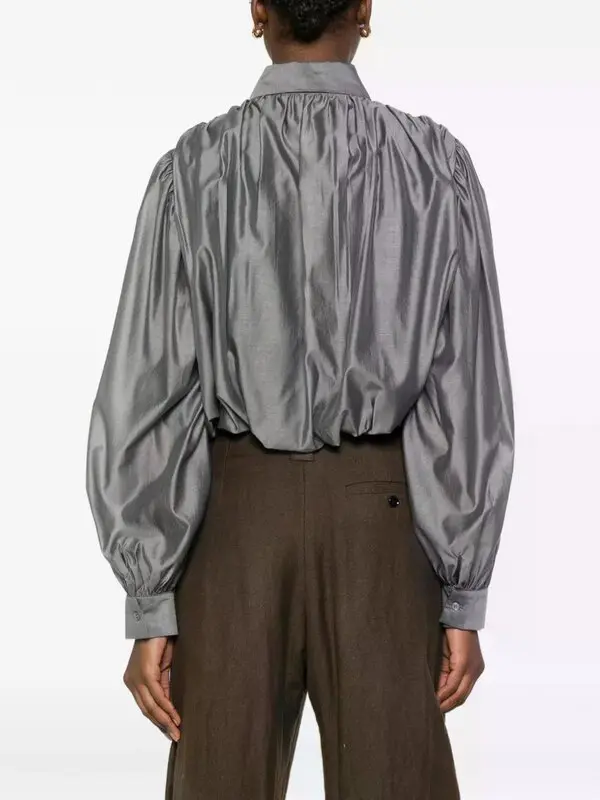 VIRGINIA BIZZI Balloon-sleeve Blouse