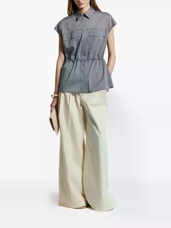 Peserico Drawstring Shirt - Blue