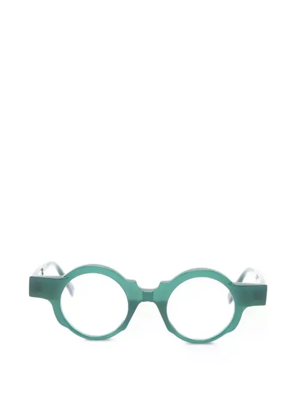 KUBORAUM Round Frame Glasses - Green