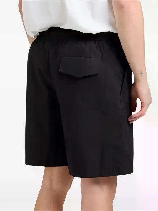 A.p.c. Elasticated-waistband Shorts - Black