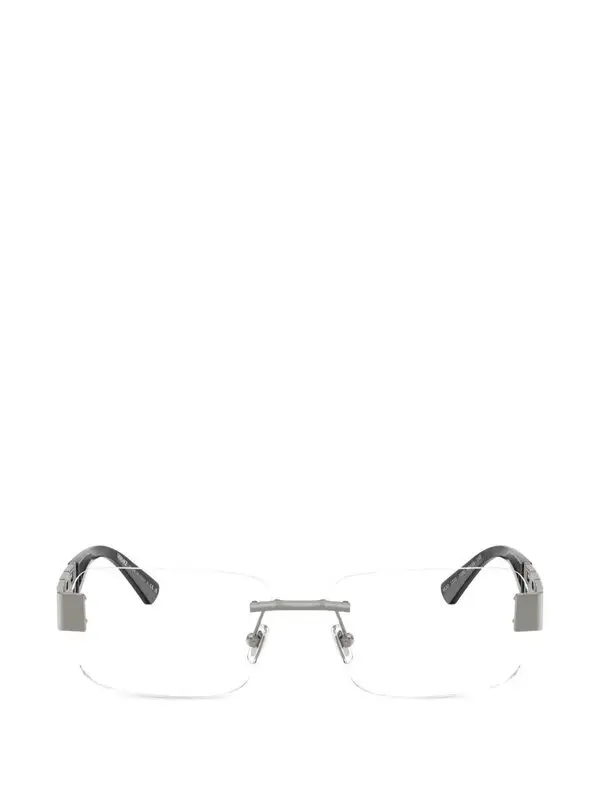 Versace Rimless Eyeglasses - Silver