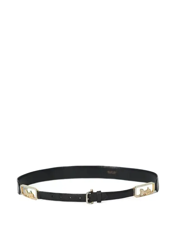 Celine 1970s Caleche Belt - Black