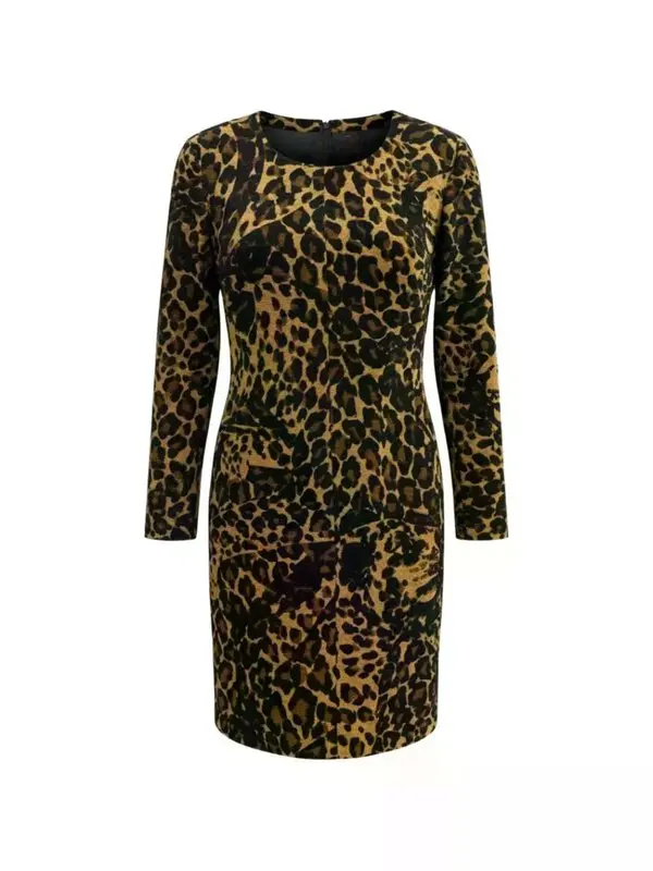 Saint Laurent 1993-1994 Animal-print Mini Dress
