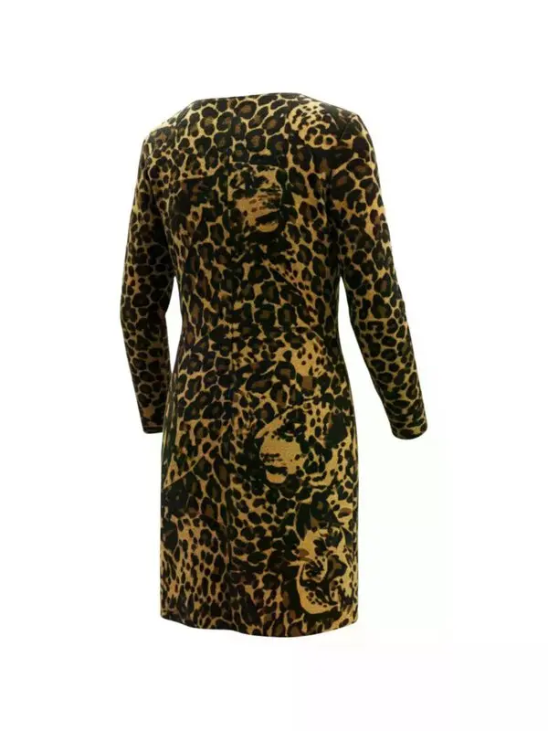 Saint Laurent 1993-1994 Animal-print Mini Dress