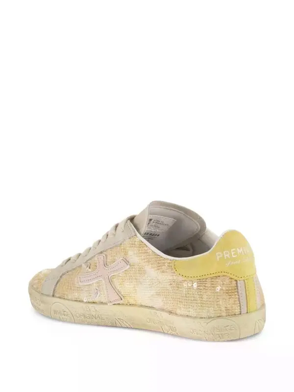 Premiata Sequin Cross Sneakers