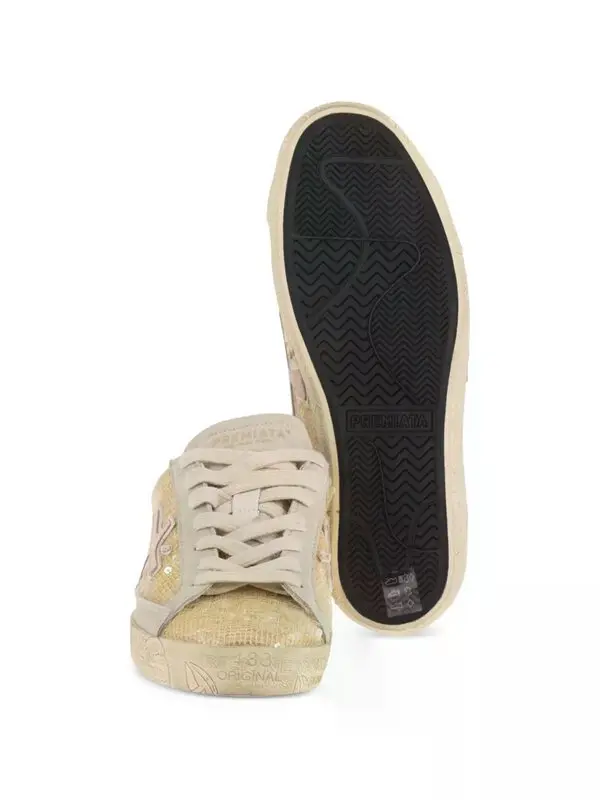 Premiata Sequin Cross Sneakers