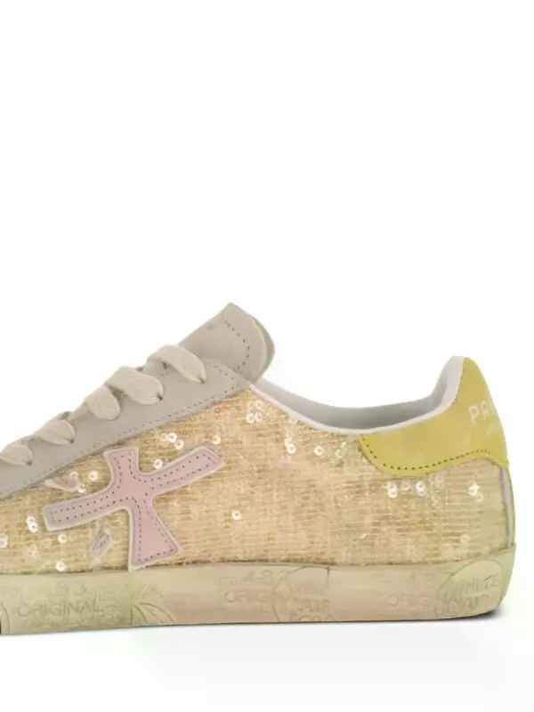 Premiata Sequin Cross Sneakers