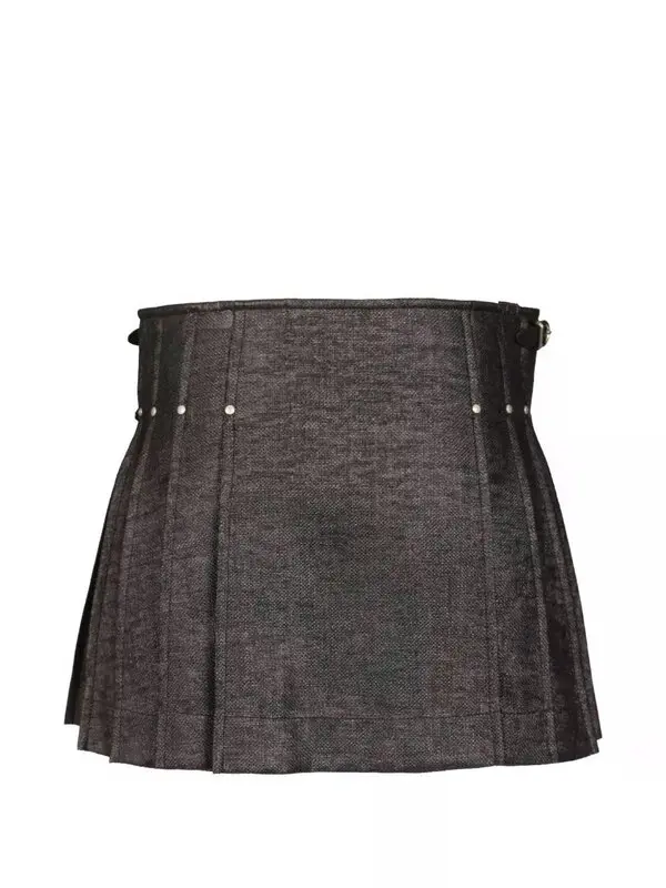 DURAZZI MILANO Studded Buckle Kilt