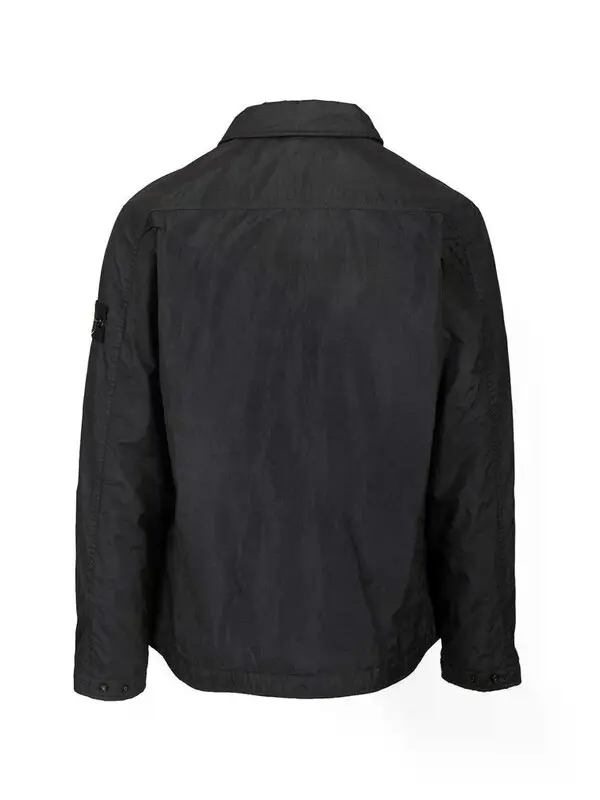 Stone Island Patch-pocket Overshirt - Black