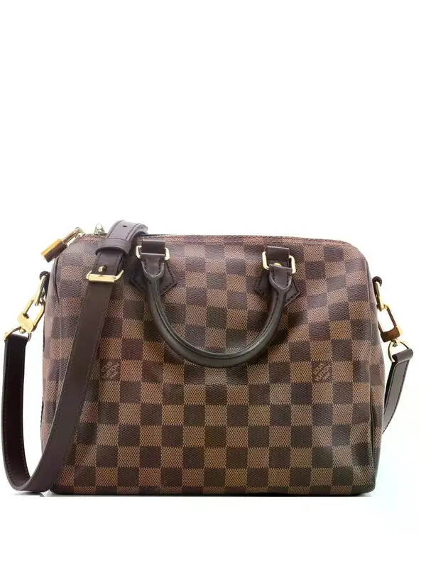LOUIS VUITTON Speedy Bandouliere Bag Damier 25 Satchel - Brown