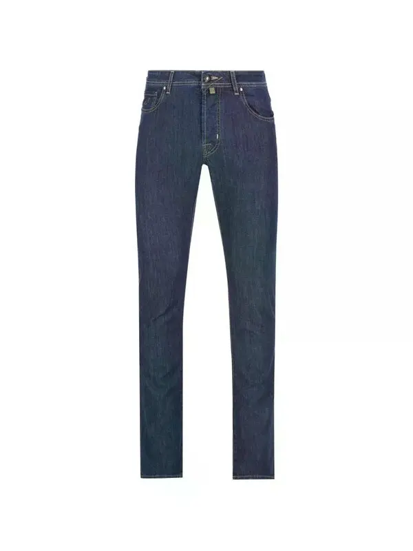 Jacob Cohen Logo-patch Jeans - Blue