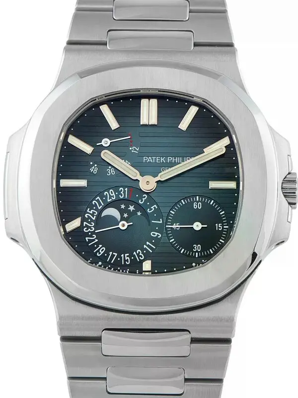 Patek Philippe Nautilus Moonphase 40mm Watch - Blue