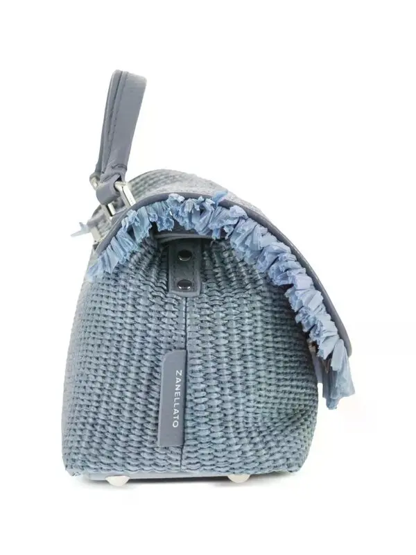 ZANELLATO Baby Postina Vimini Tote Bag - Blue