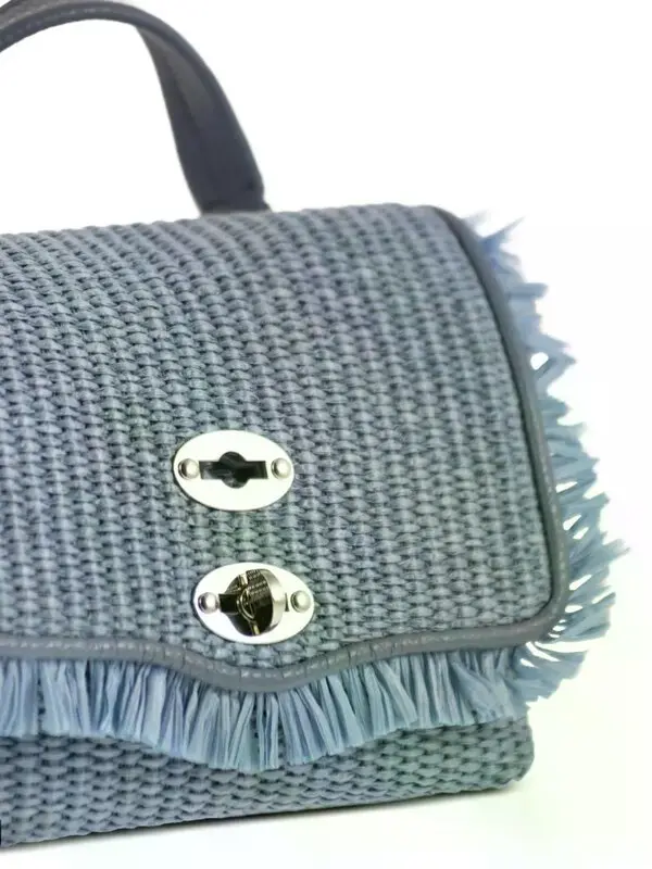 ZANELLATO Baby Postina Vimini Tote Bag - Blue