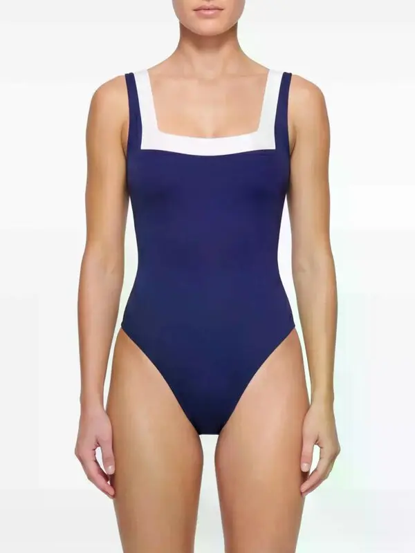 BANANA MOON Square Neck One-piece Swimsuit