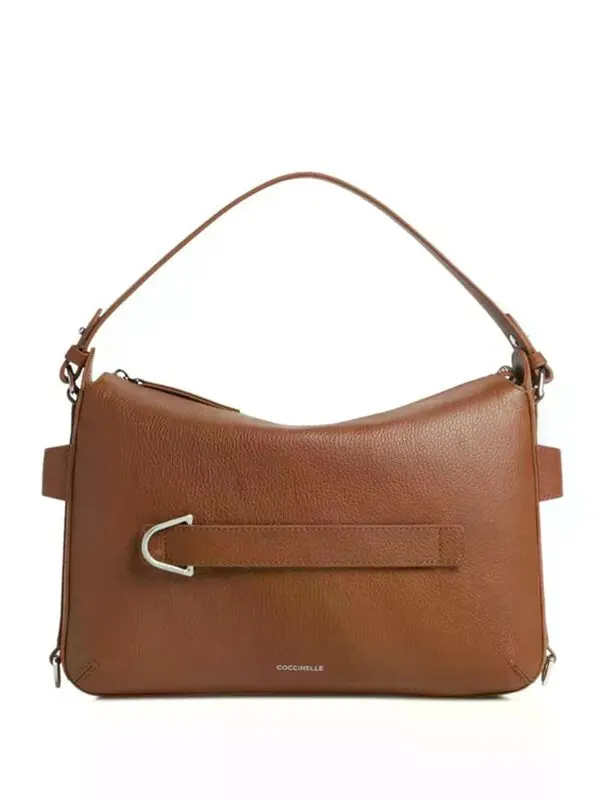 COCCINELLE Buckle Strap Shoulder Bag - Brown