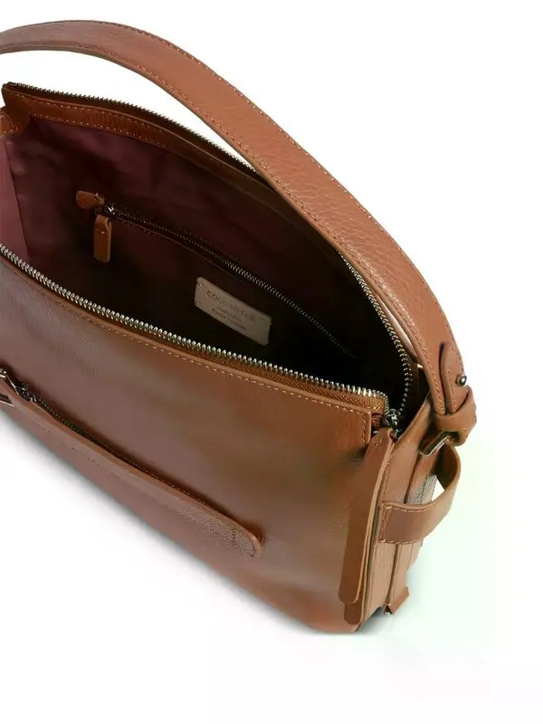 COCCINELLE Buckle Strap Shoulder Bag - Brown