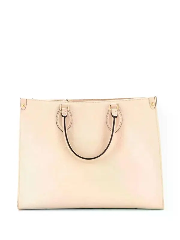 LOUIS VUITTON Onthego Monogram Empreinte Giant Mm Tote Bag - Neutrals