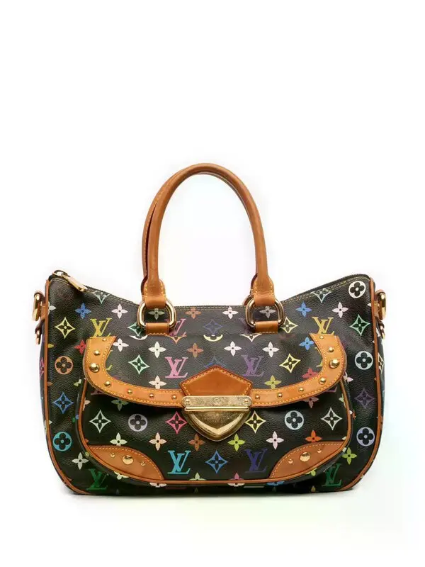 LOUIS VUITTON 2008 Monogram Multicolore Rita Satchel - Black