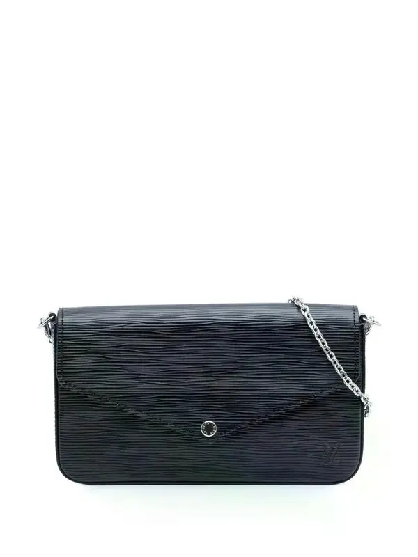 LOUIS VUITTON Epi Pochette Felicie - Black