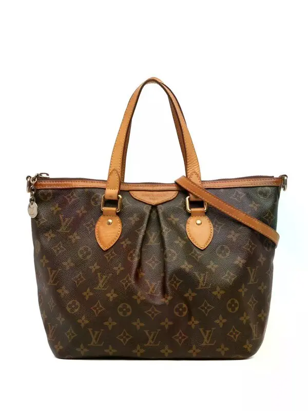 LOUIS VUITTON 2014 Monogram Palermo Pm Satchel - Brown