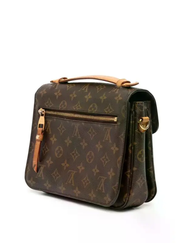LOUIS VUITTON 2014 Monogram Pochette Metis Satchel - Brown
