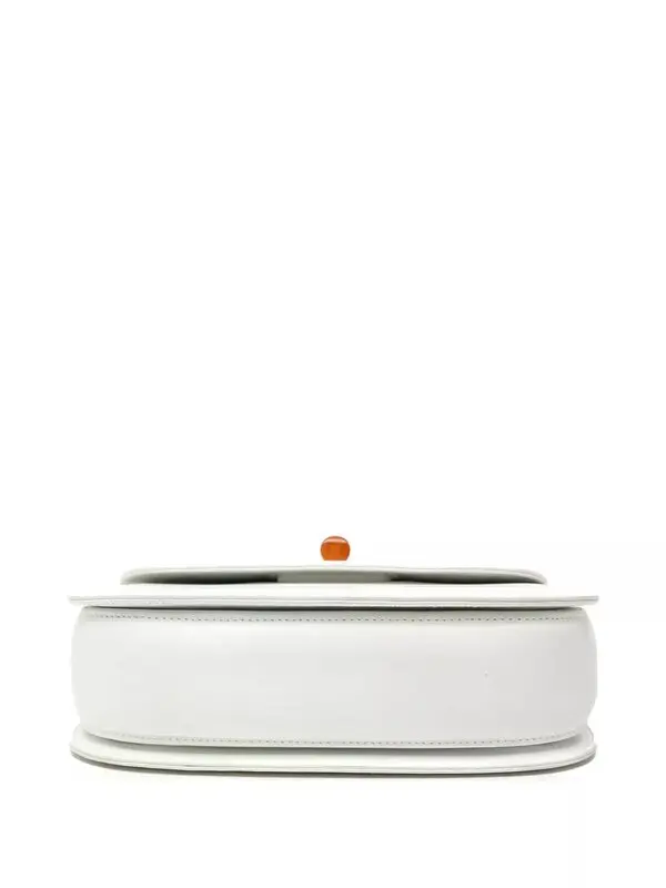 Gucci 20th Century Calfskin Bakelite Night Handbag - White