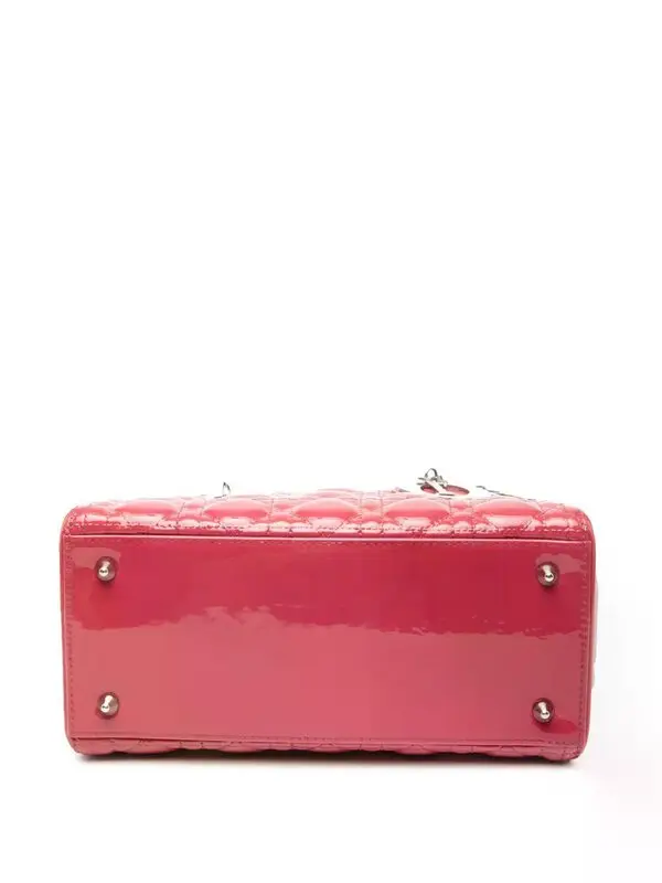 Dior 2010 Medium Cannage Lady Satchel - Pink