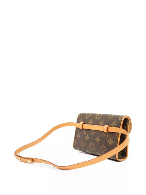 LOUIS VUITTON 2003 Monogram Pochette Florentine Belt Bag - Brown