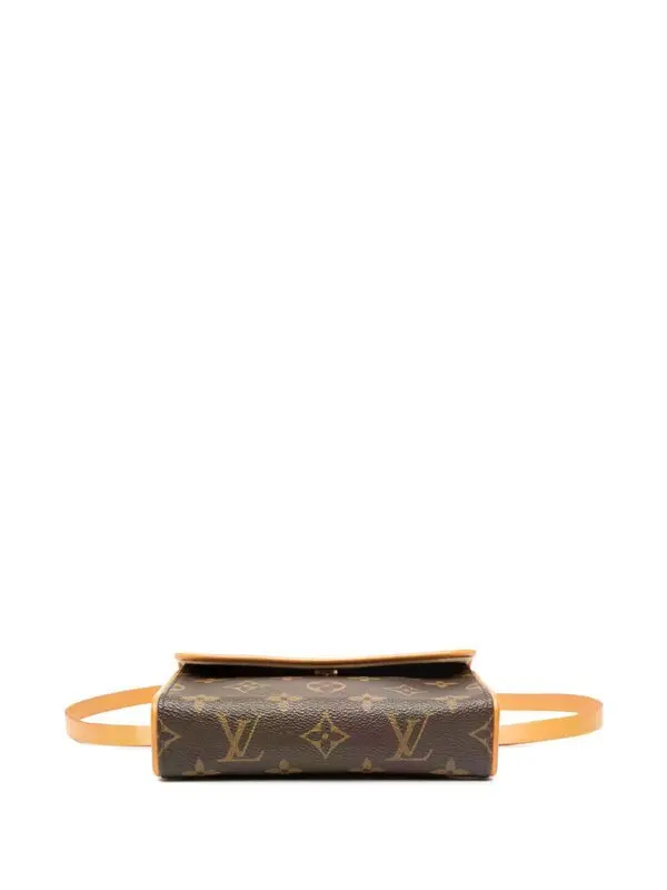 LOUIS VUITTON 2003 Monogram Pochette Florentine Belt Bag - Brown