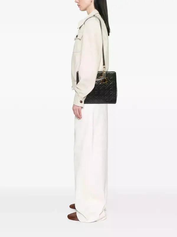 Dior 1997 Lady Satchel - Black